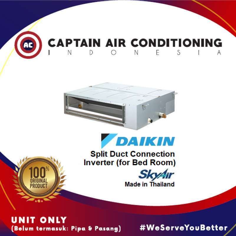 Jual Daikin Ac Duct Low Static Skyair Inverter Fdbf-85 3.5 Pk (3 Phase ...