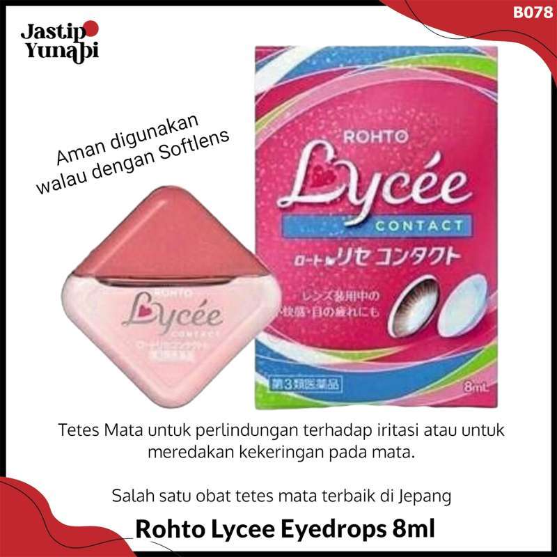 Jual Rohto Lycee Eyedrops 8ml (Dengan Softlens) di Seller Jastip Yunabi ...