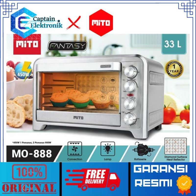 Jual MITO Oven Listrik Low Watt 33L MO 888 Fantasy di Seller Captain ...