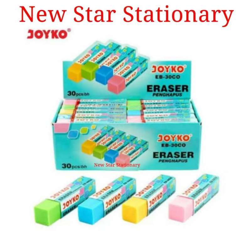 Jual Eraser Joyko Eb 30 Co di Seller New Star Stationary - Mabar, Kota Medan | Blibli