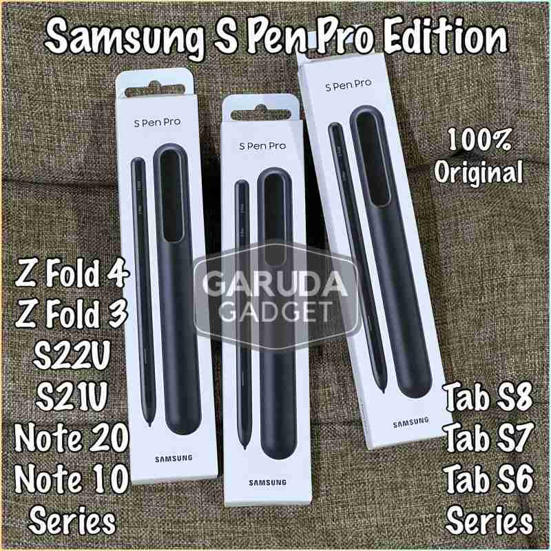 Jual Original S Pen Pro Samsung Galaxy Z Fold 4 / 3 SPen Stylus Pencil Tab S8 S7 Note 20 S22 S21 ...