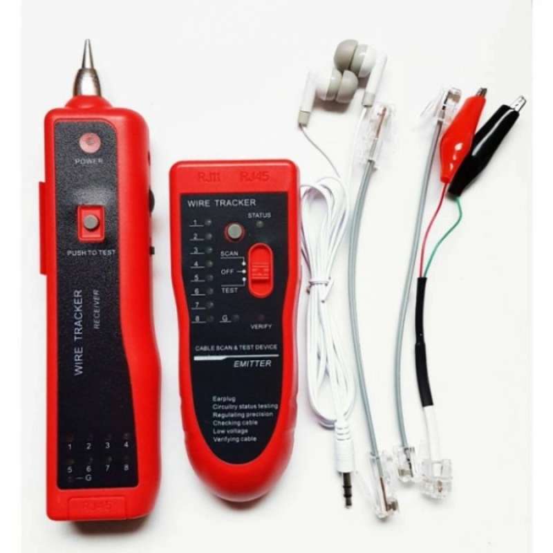 Jual LAN Tester Network Wire Tracker Line binder Cable RJ45/RJ11 di ...