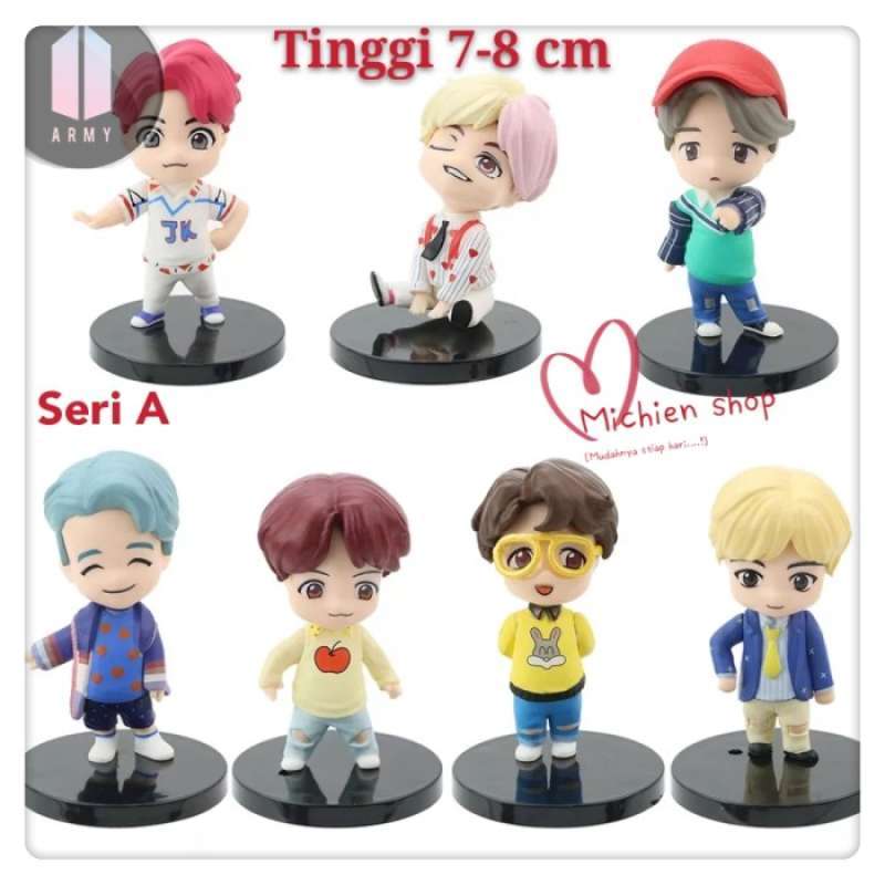 Jual Action Figure Bts Bt21 Army Bangtan Boys Kpop Idol Model Topper ...