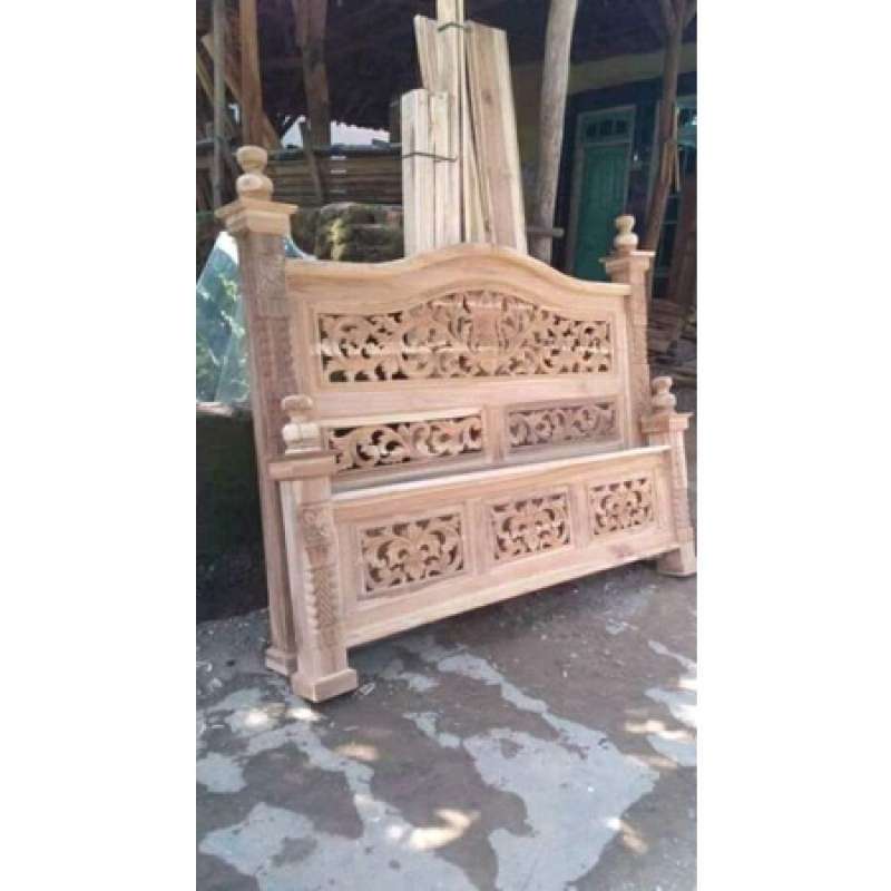 Jual Dipan Rahwana Kayu Jati / Tempat Tidur Ukir Jepara Full Kayu Jati ...