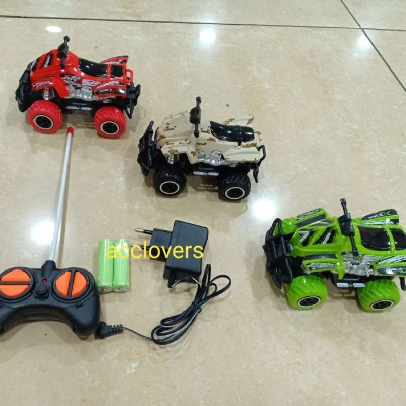 Promo mainan rc motor mini jeep remote control motorcycle military ...