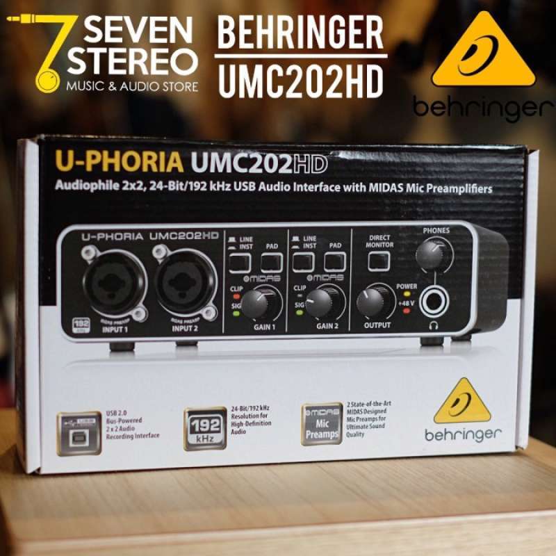 Jual Soundcard Behringer UMC202 HD di Seller Cullen darrel - Pegadungan ...