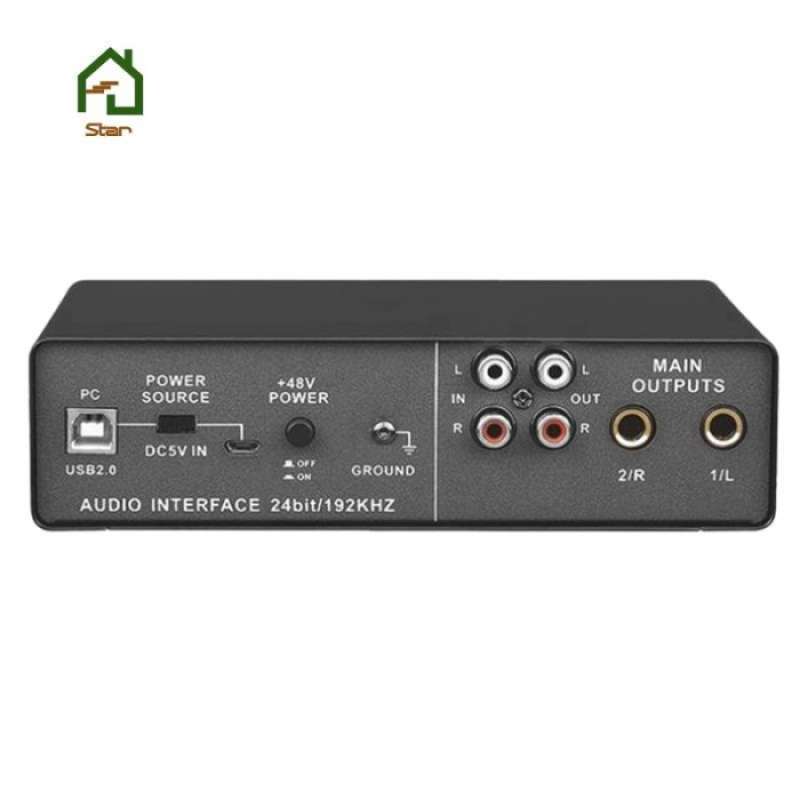 Jual FC001 Sound Card Profesional HiZ Preamplifikasi Dengan Konverter ...