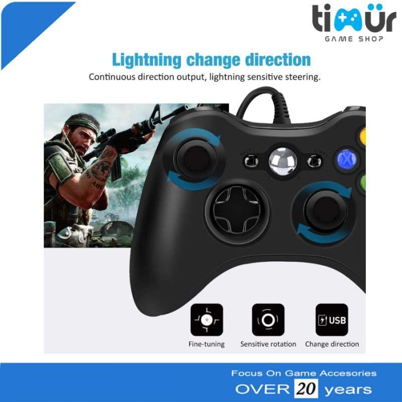 Jual Stik Stick Gamepad Joystick Controller PC Laptop Xbox 360 Wired ...
