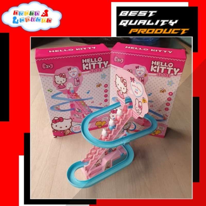 Promo Mainan Track Seluncuran Hello Kitty / Mainan Hello Kitty Slide ...