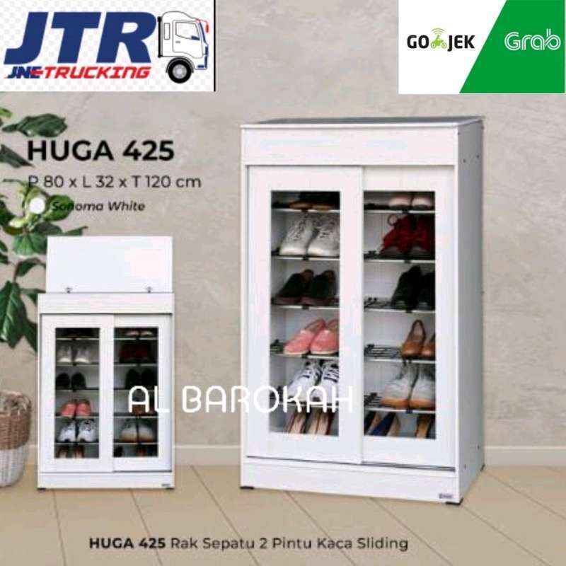 Jual RAK SEPATU - LEMARI SEPATU dan SENDAL PINTU SLIDING 6 SUSUN KACA ...