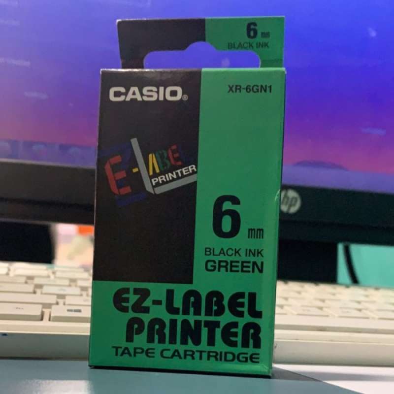Promo Pita / Ez Label Printer Casio 6Mm / Tape Cartridge Refill Isi ...