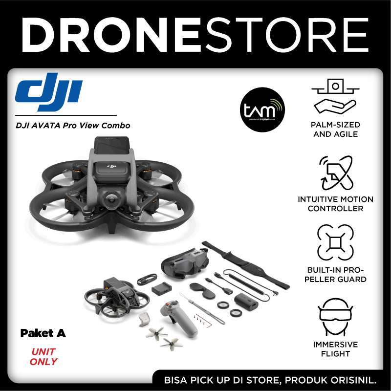Jual DJI AVATA Pro View Combo Drone Camera Original Garansi Resmi TAM 1 Tahun di Seller ...