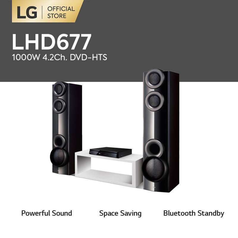Promo LG LHD677 Home Theater [1000W/4.2Ch/DVD-HTS] Diskon 7% di Seller ...