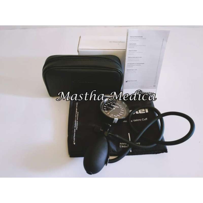 Promo Tensimeter Riester Emega tensi Aneroid Full Black Jarum Pegas ...