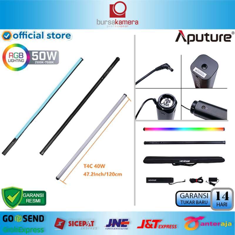 Promo BKP Aputure Amaran T4C / T4 C RGBWW LED Tube Light with Battery ...