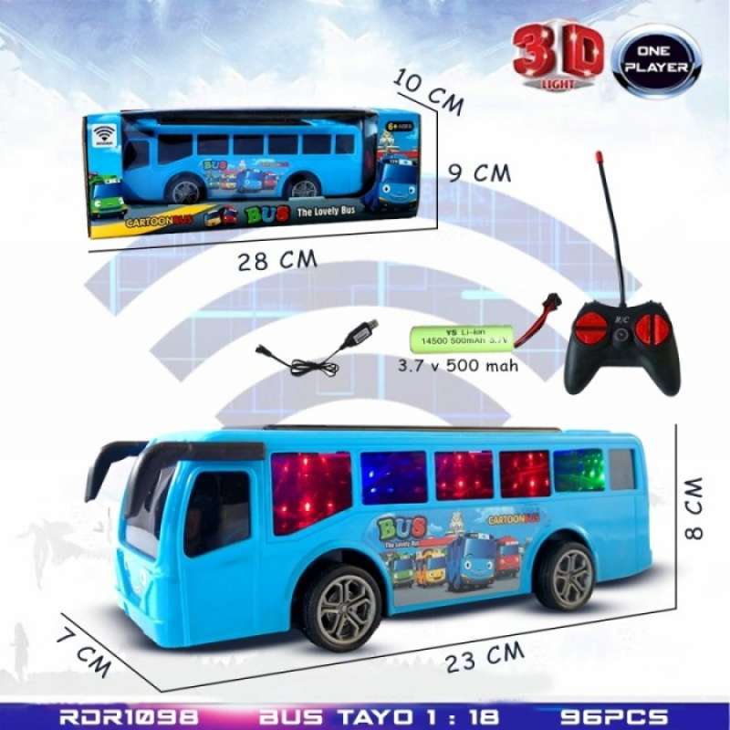 Promo MAINAN ANAK MOBIL REMOT ATAU RC BUS TAYO TERBARU SUPER KEREN Diskon 25% di Seller Louellaa ...