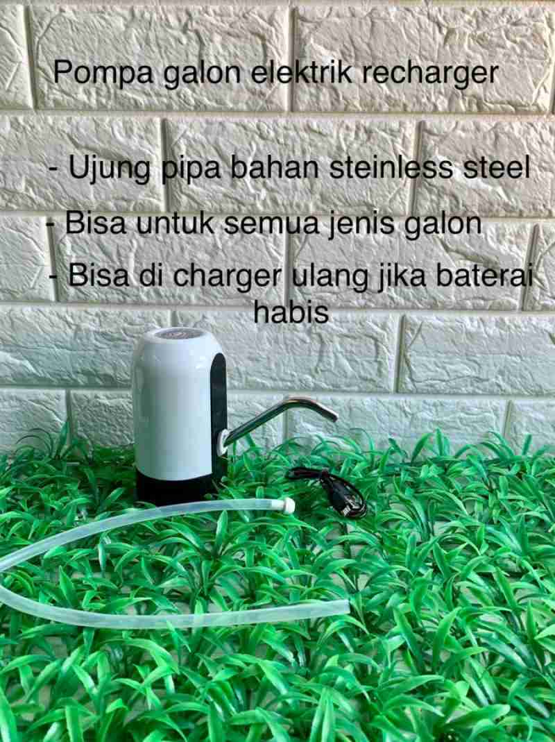 Jual POMPA GALON ELEKTRIK AIR MINUM - POMPA AIR MINUM ELEKTRIK RECHARGE ...