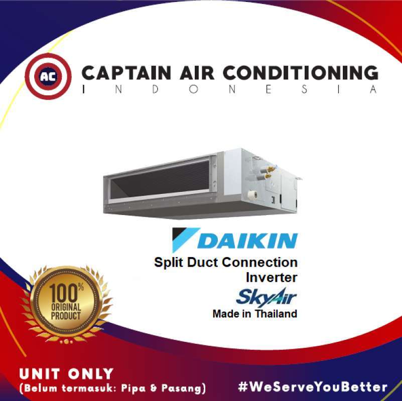 Promo DAIKIN AC Duct Middle Static SkyAir Inverter FBFC-140 6 PK (3 ...