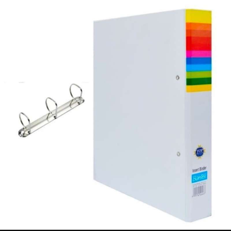 Jual Ordner Insert Binder Bantex 3 Ring/ Lubang 8622 A4 25mm ( Pcs ) Di ...