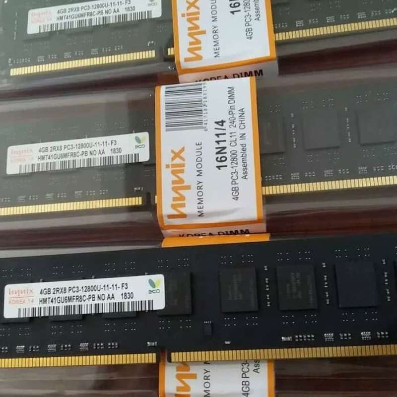 Jual NEW MEMORY DDR 3 4GB PC 12800 HYNIX / RAM BARU PC DDR3 4 GB ...