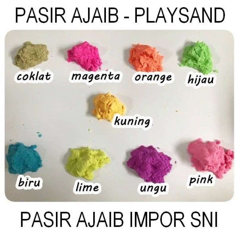 Promo Paket Jumbo 2kg Pasir Ajaib + 16 Cetakan + Alas Balon + Pompa ...