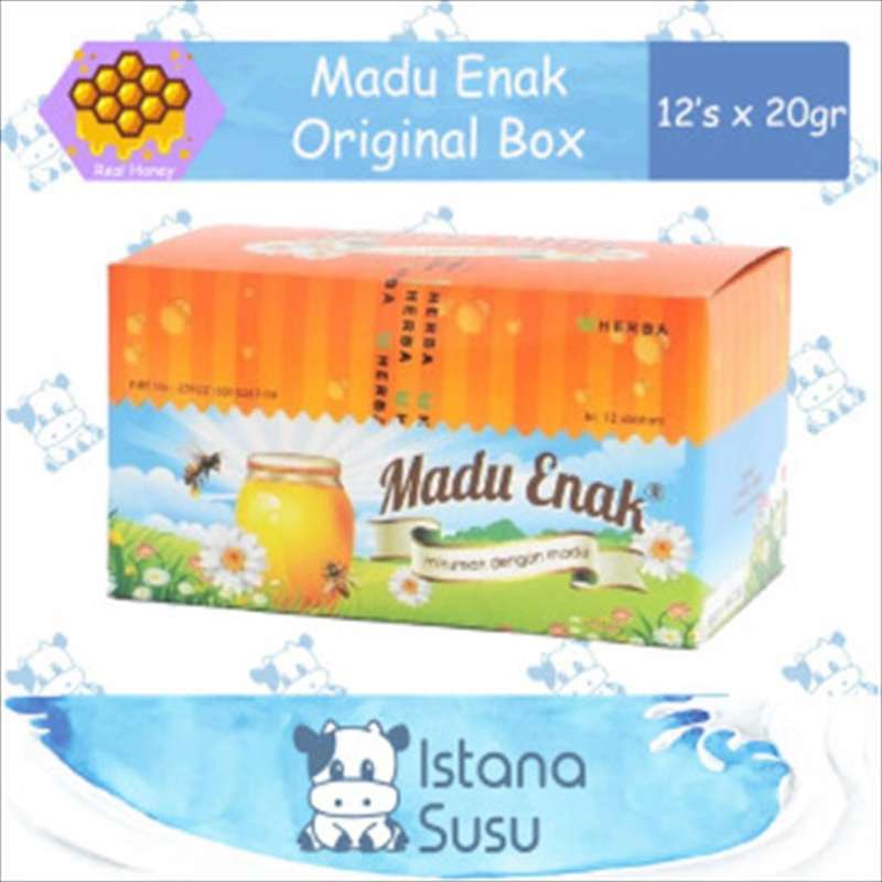 Jual Madu Enak Original Box 20gr x 12 Sachet di Seller Istana Susu ...