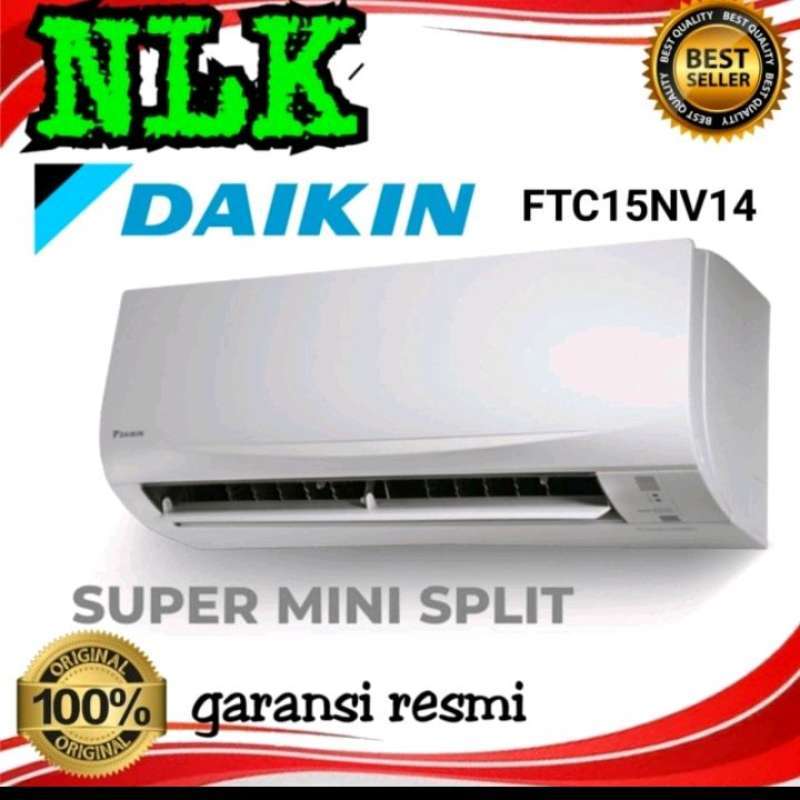 Jual Ac Daikin 1/2 Pk Ftc 15 Nv14 Thailand + Pasang Instalasi Di Seller ...