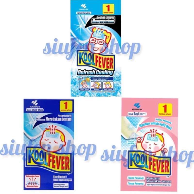 Jual Koolfever / Kool Fever / Baby / Anak / Dewasa / Plester Kompres ...