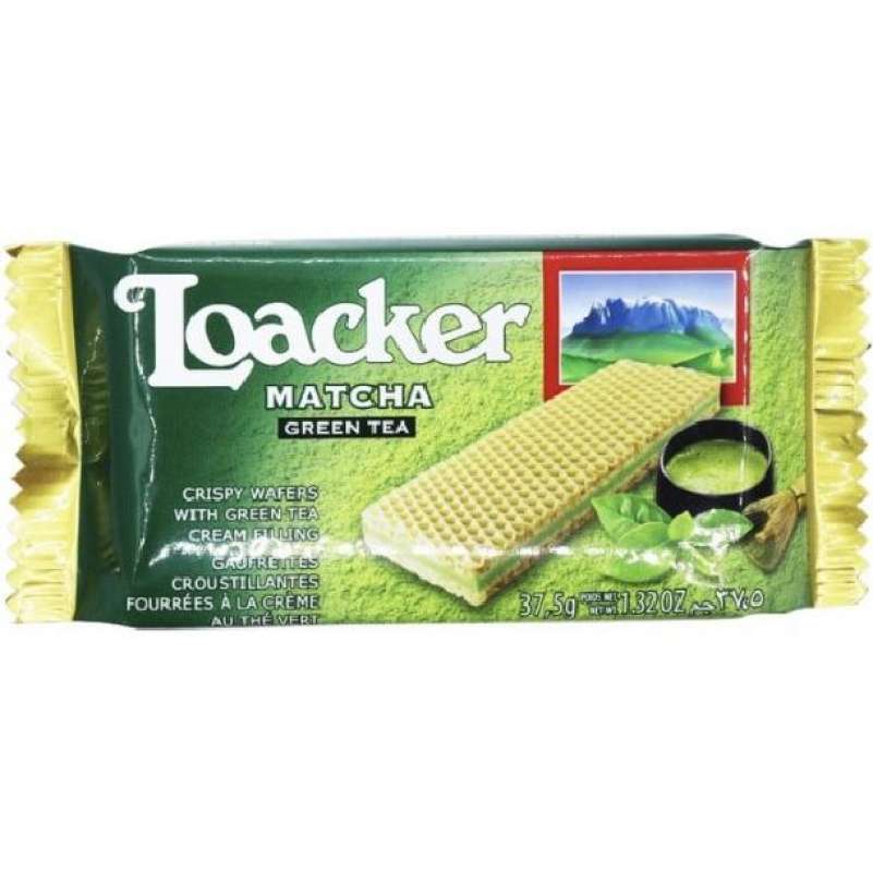 Jual Loacker Matcha Green Tea 37.5gr Wafer Loacker Wafer Matcha Di ...