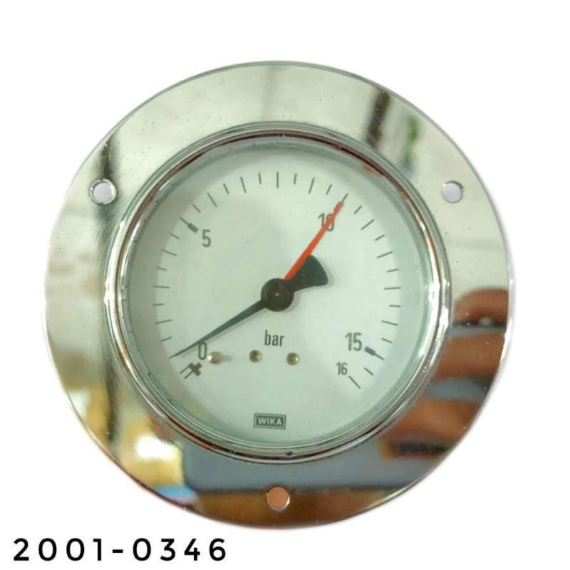 Jual Pressure Gauge 3 In X 16 bar back connection WIKA-Manometer 16bar ...