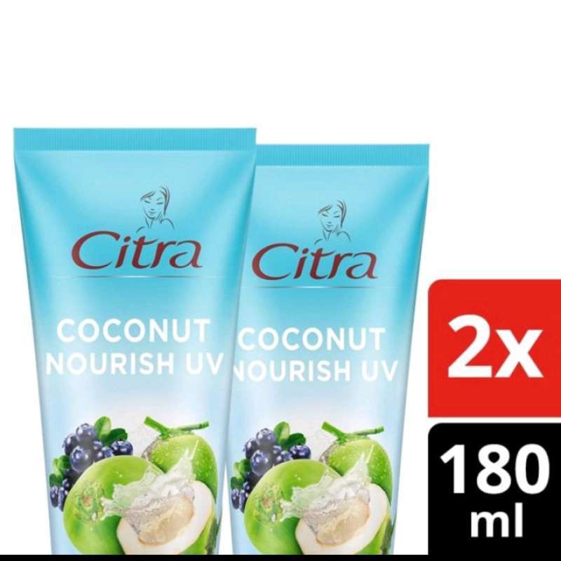 Jual citra coconut Nourish UV multifungsi gel ukuran 180 ml Isi 2 Pcs ...
