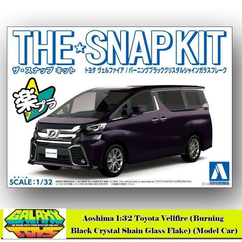 Jual Aoshima 1:32 Toyota Vellfire (Burning Black Crystal Shain Glass ...