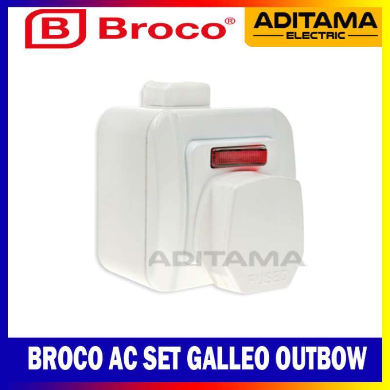 Jual Ac Set Broco Galleo/ Stop Kontak Ac+Steker Ac Broco Galleo ...