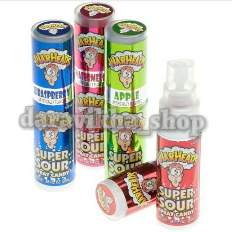 Jual Warheads Super Sour Spray Candy 20ml / Permen semprot - Watermelon ...
