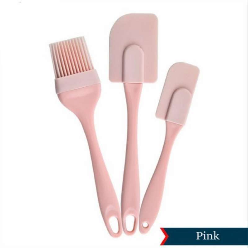 Jual Spatula kuas silikon set 3in1 Anti Panas Food Grade di Seller Deli ...