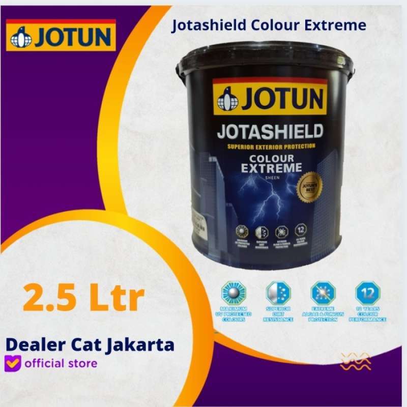 Promo Jotun Jotashield Colour Extreme White Ready Mix - 2.5Ltr Diskon ...