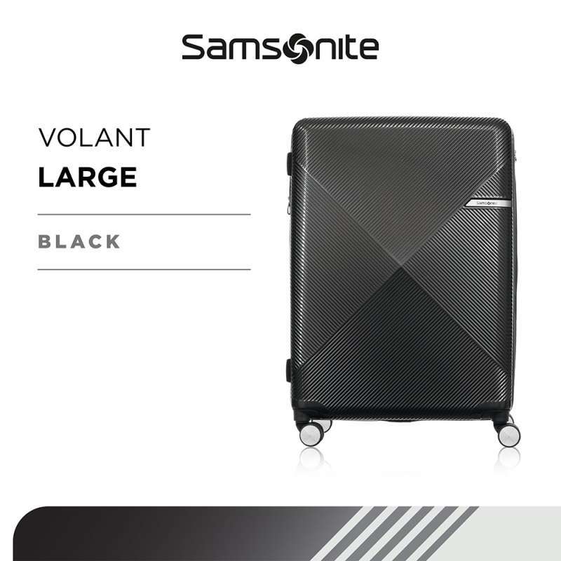 Jual Samsonite Koper Hardcase Volant Large 28 Inch - Black di Seller ...