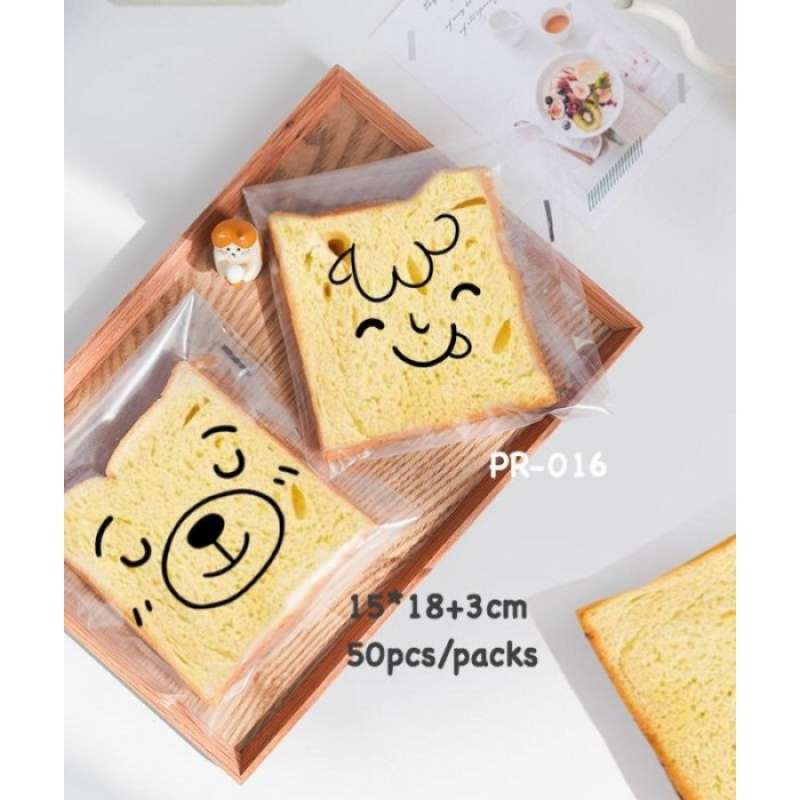 Jual Plastik Roti Donut Cat / Plastik Pembungkus Roti / Plastik Kemasan ...