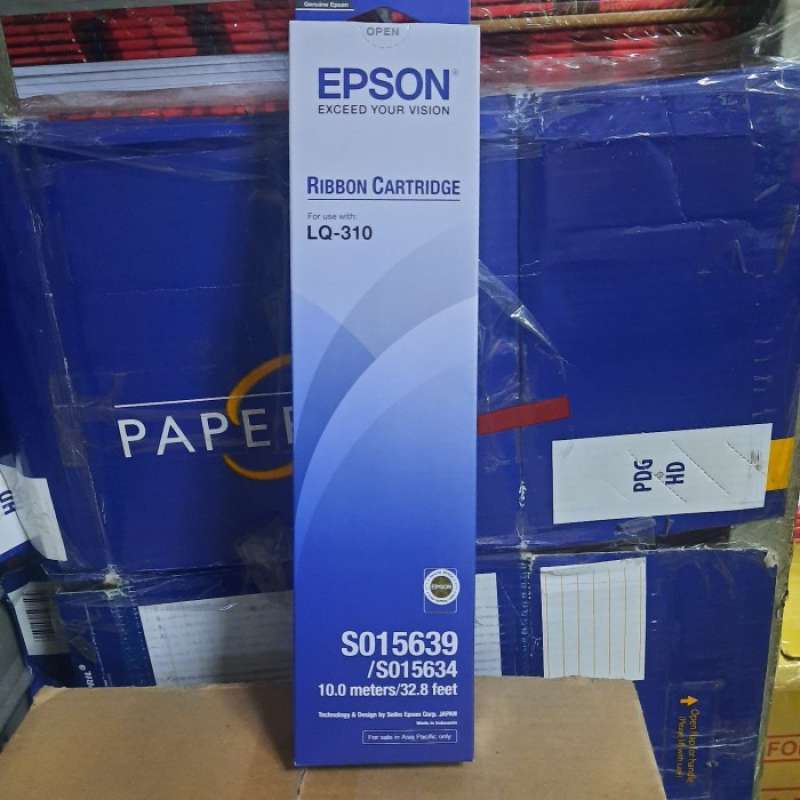 Jual Pita Epson Lq-310 (S015639) Original / Ribbon Cartridge Epson Lq ...