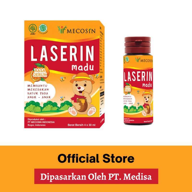 Jual LASERIN Madu Orange 30 ml | Sirup Obat Batuk Anak Rasa Jeruk ...