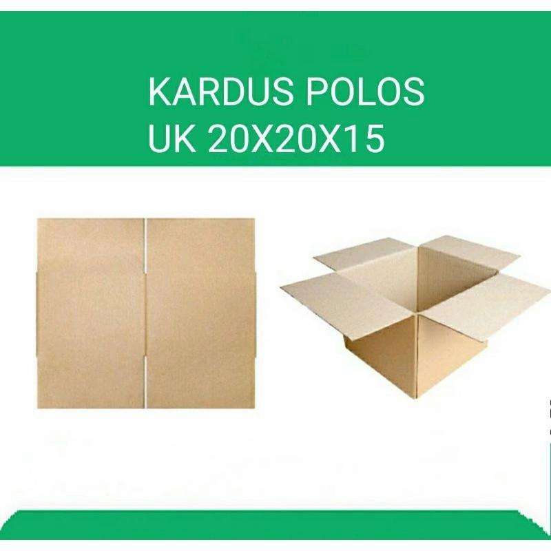 Jual Kardus Polos 20x20x15 Cm Packing Box Kotak Di Seller Anaekemak ...
