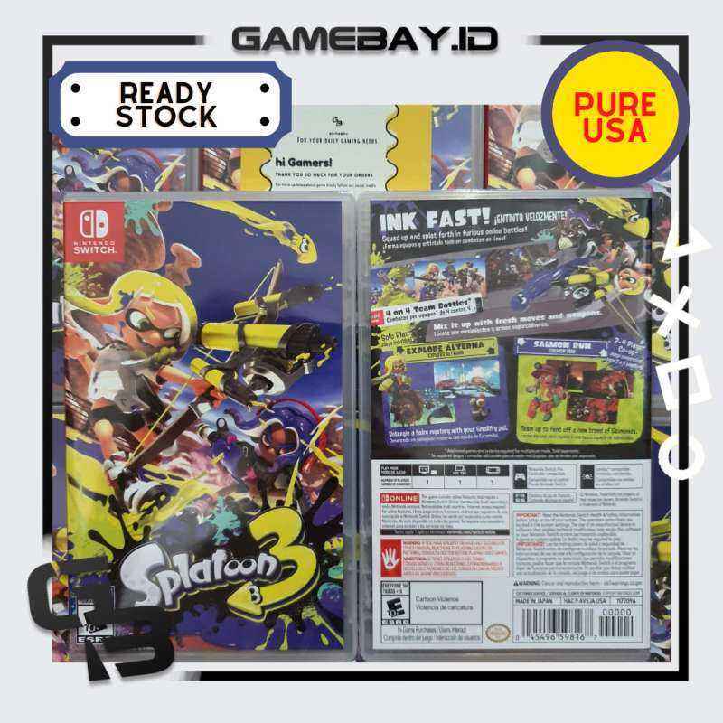 Promo Nintendo Switch Splatoon 3 Diskon 1% di Seller Gamebay Official ...
