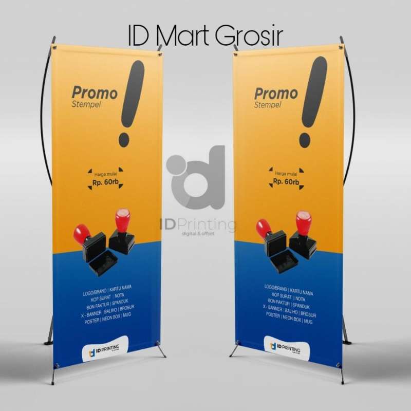 Jual Y-banner + Spanduk Ukuran 60x160 Cm Di Seller Indomart Grosir ...