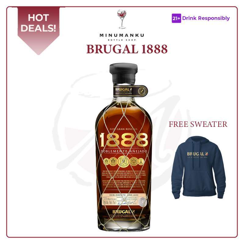 Jual BRUGAL 1888 FREE SEWATER di Seller Minumanku Official Store ...