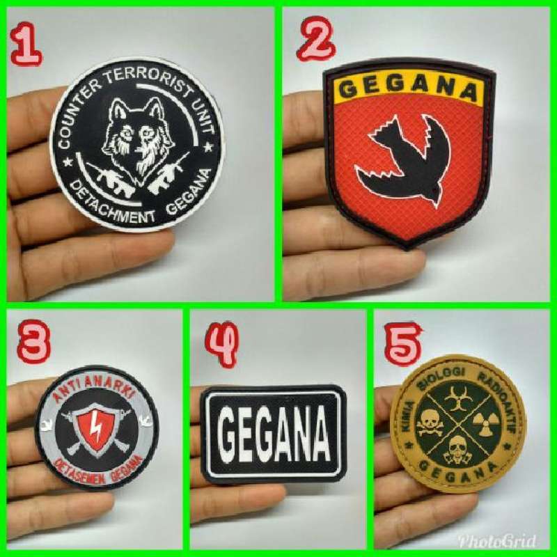 Gegana Logo Jual Patch Cutting Laser Logo Gegana Jakarta Pusat