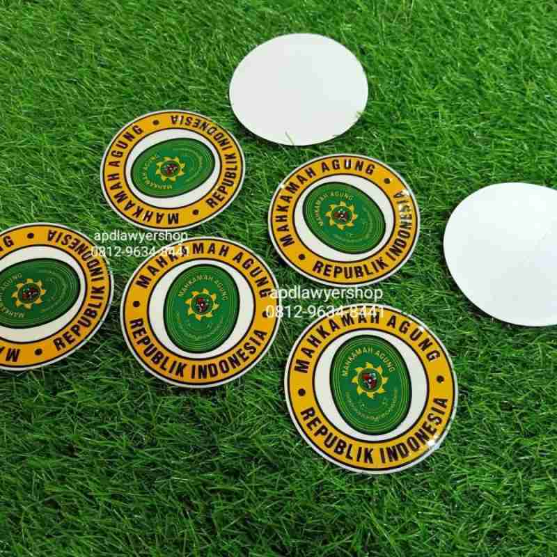 Jual Stiker Tempelan Sticker Stiker Bulat Mahkamah Agung Republik ...