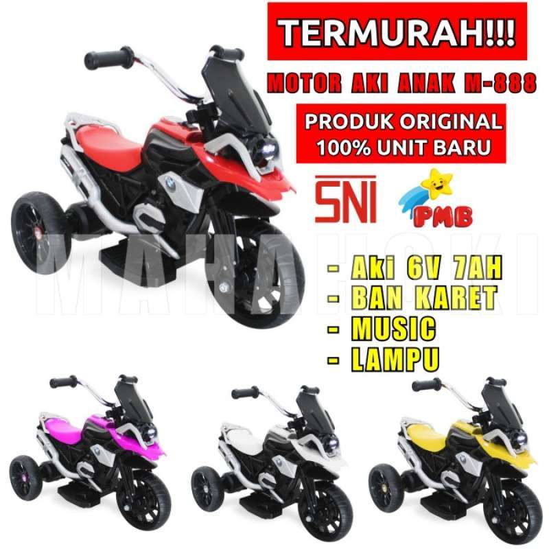 Promo MOTOR AKI ANAK PMB TYPE R M-888 BAN KARET ORIGINAL JAMIN UNIT ...