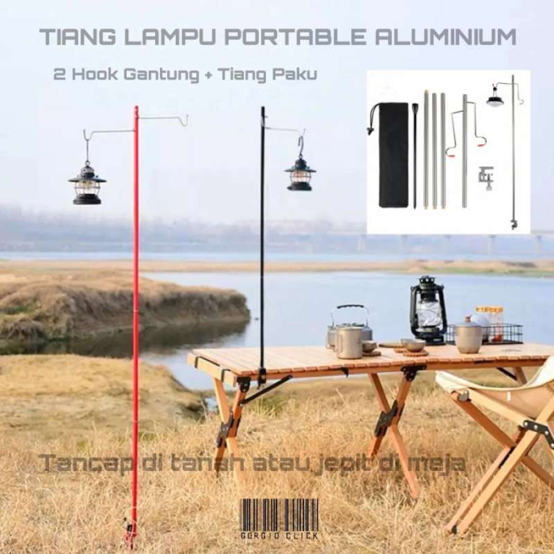 Jual Tiang Lampu Camping Portable Aluminium di Seller maju olahraga ...
