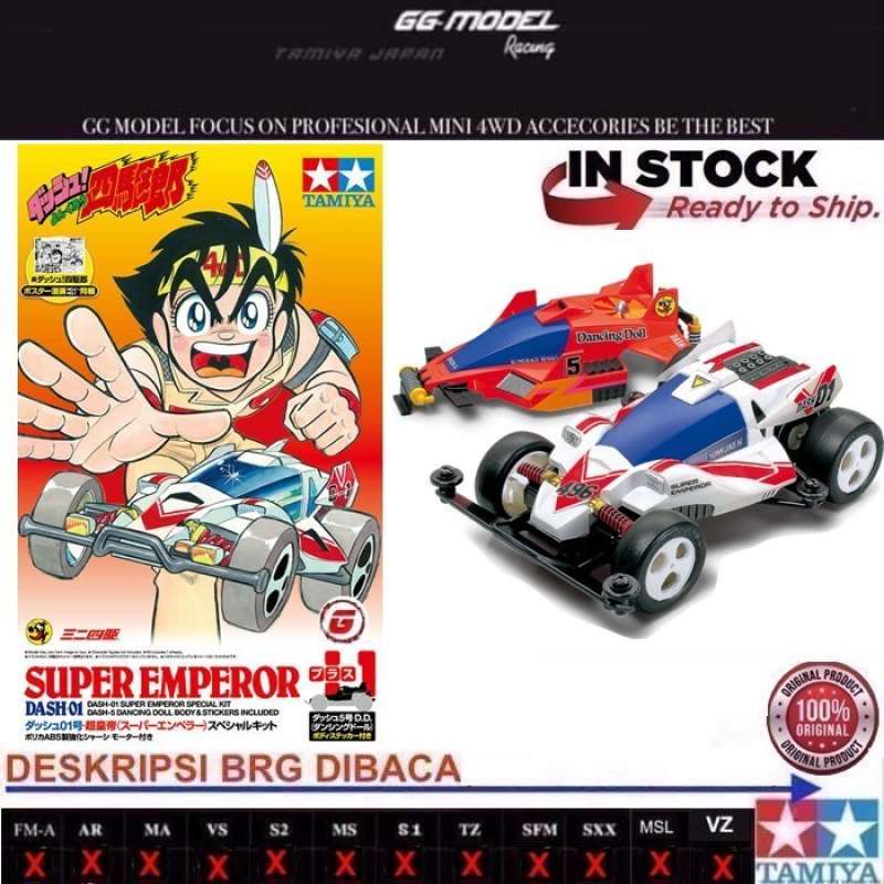 Jual Tamiya 95623 Dash 01 Super Emperor Special Kit di Seller DENTA ...