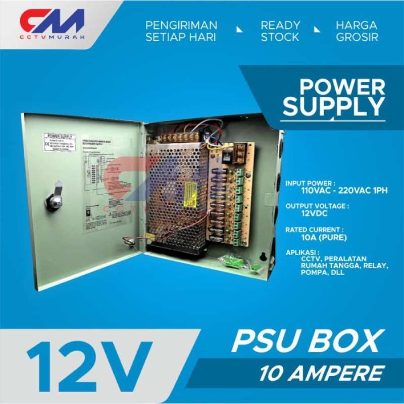 Promo Power Supply 12V 10A Box Diskon 12% di Seller Asad Store ...
